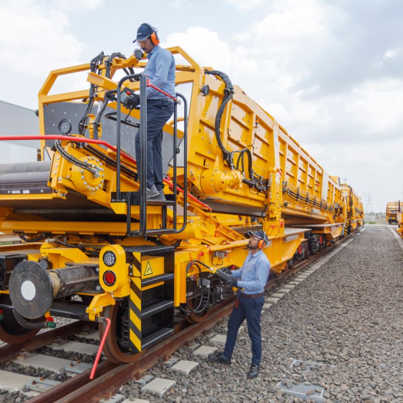 Indian Railways Unveils New NTC Machine for Swift Track Laying - Maxim ...