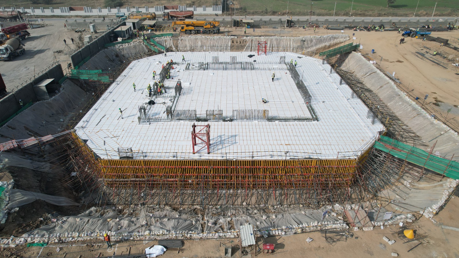 Record-Breaking Mass Concrete Pour by Riyaaz Patel - Maxim Infra News
